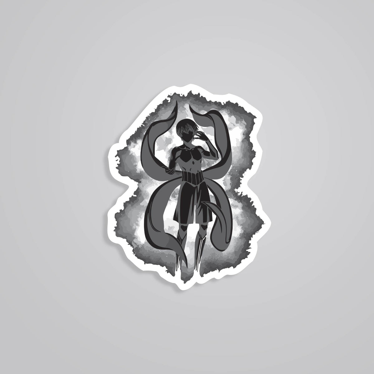 Ken's Ghoul Unveiled Monochrome Stickers