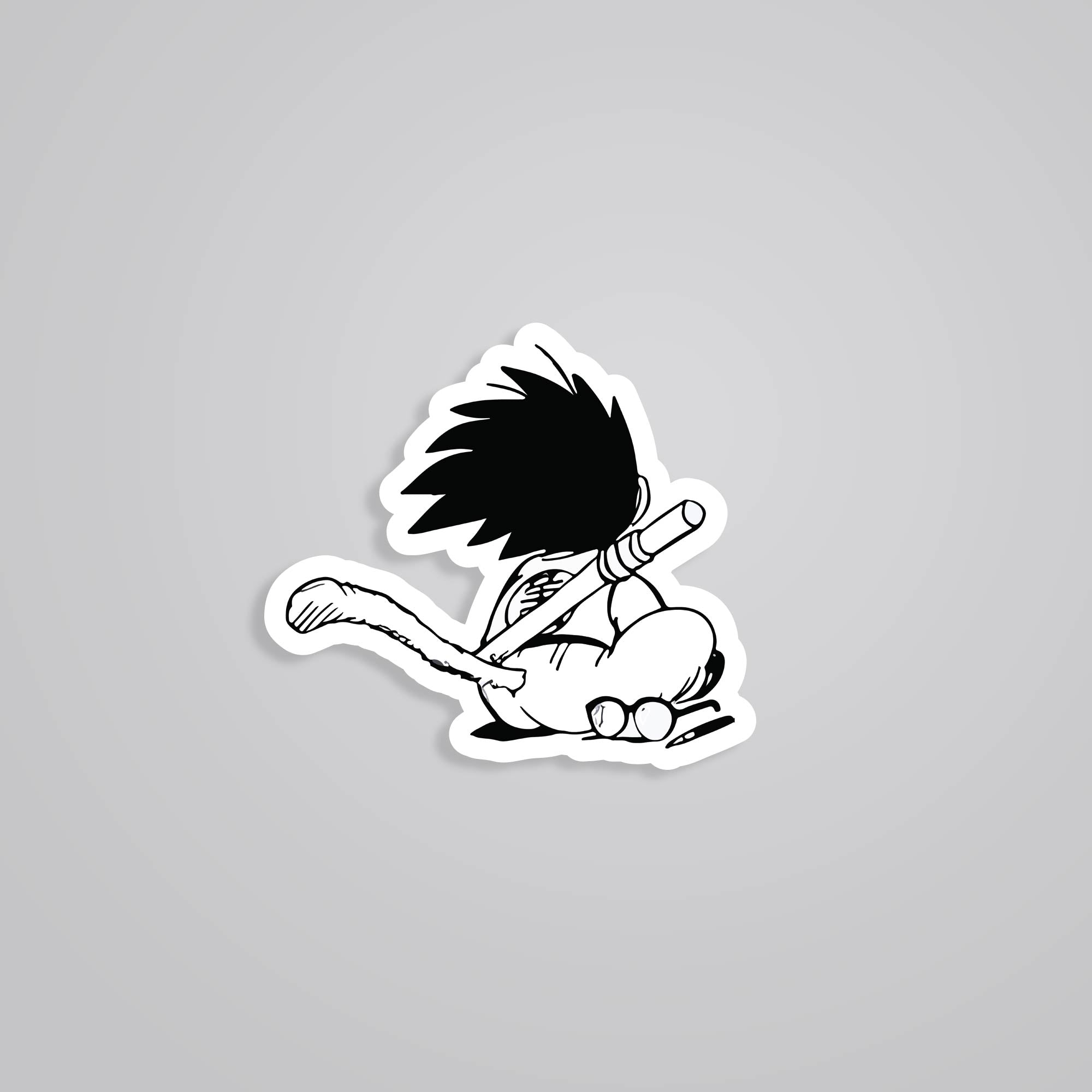 Kid Goku's Tail Dragon Ball Stickers