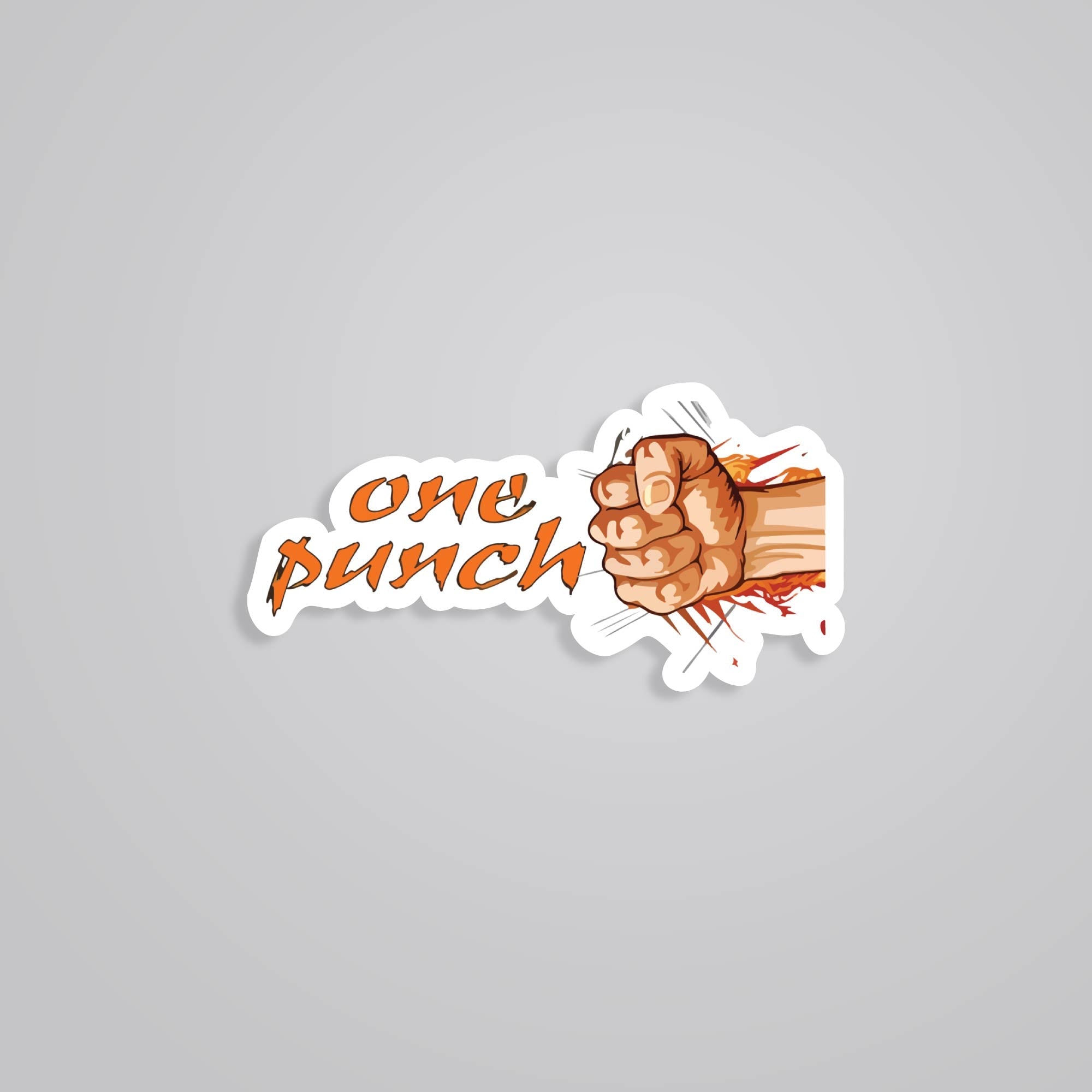 One Punch Endless Strength Stickers
