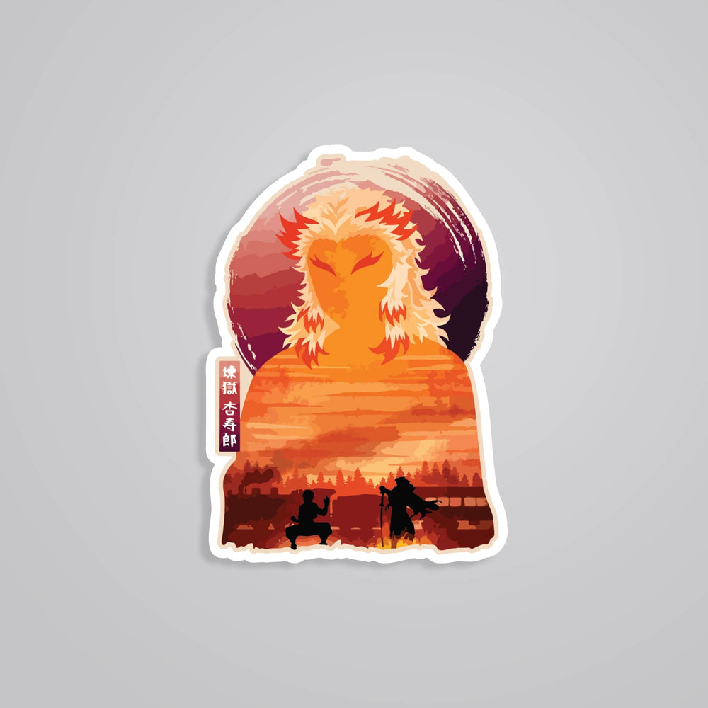 Rengoku Last Stand - Fierce Anime Stickers