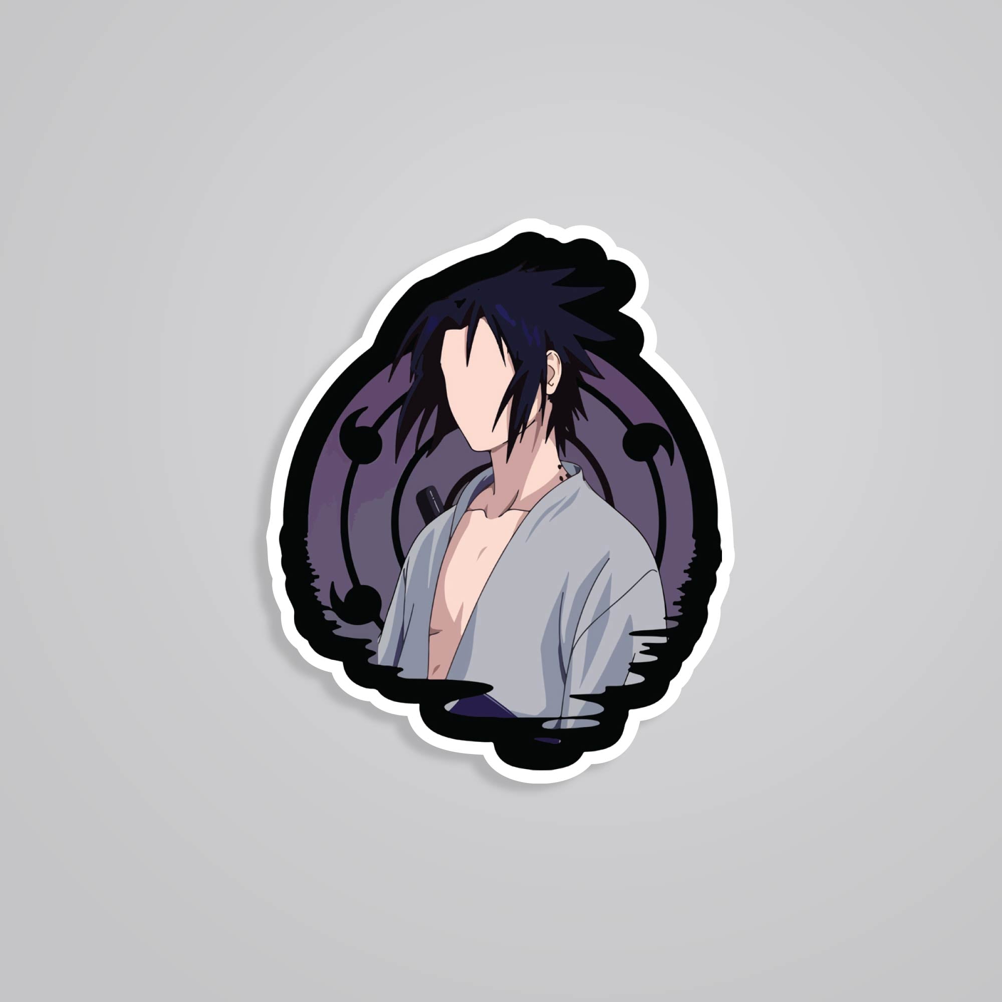 Sasuke's Awakened Sharingan Stickers