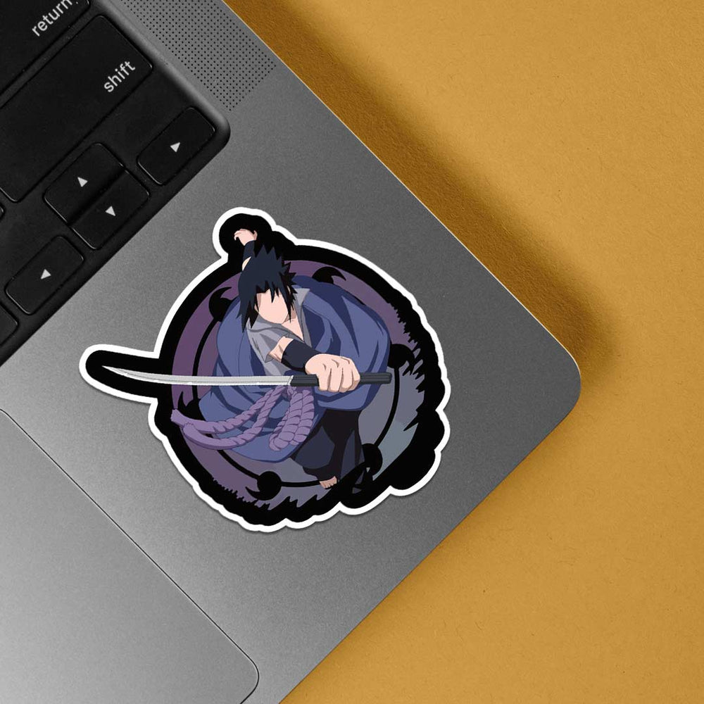 Sasuke Lightning Blade Sticker Collection