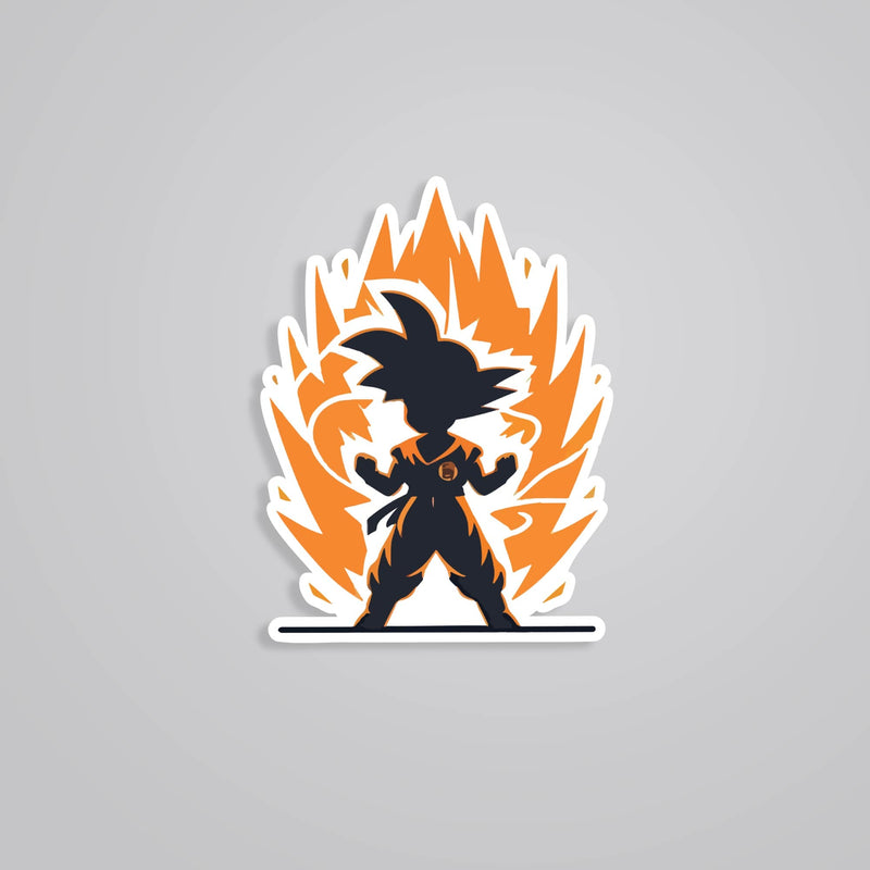 Super Saiyan Goku Anime Stickers
