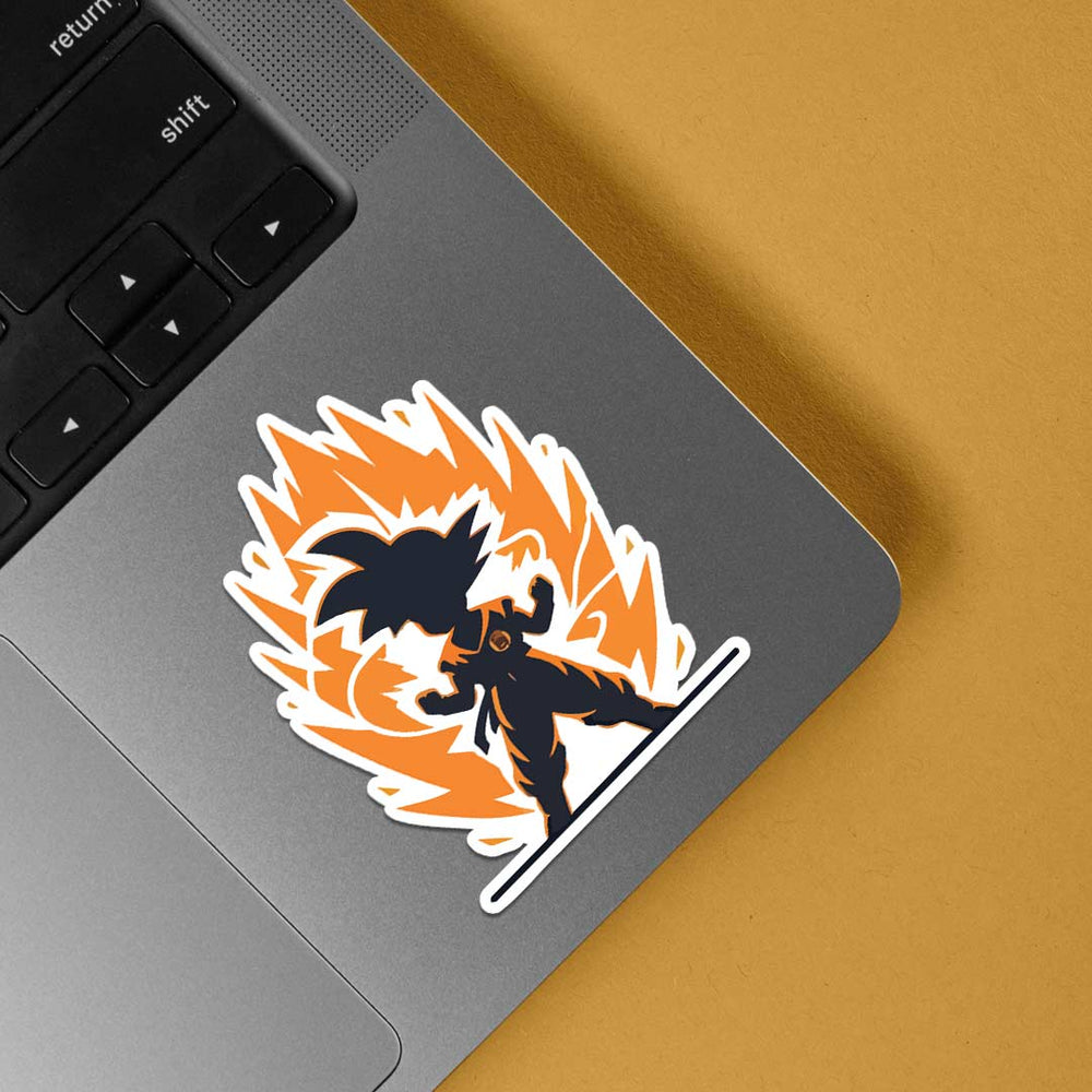Super Saiyan Goku Anime Stickers