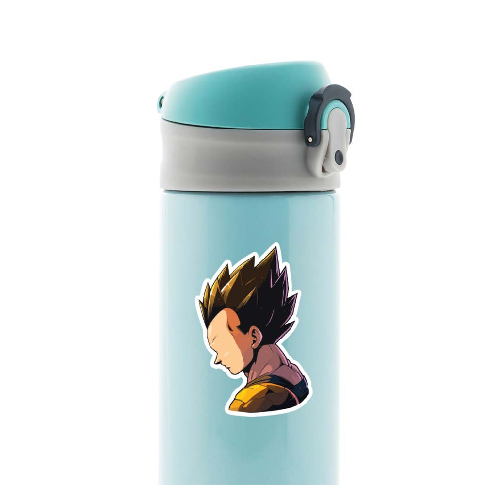 Minimalist Vegeta Anime Stickers Collection