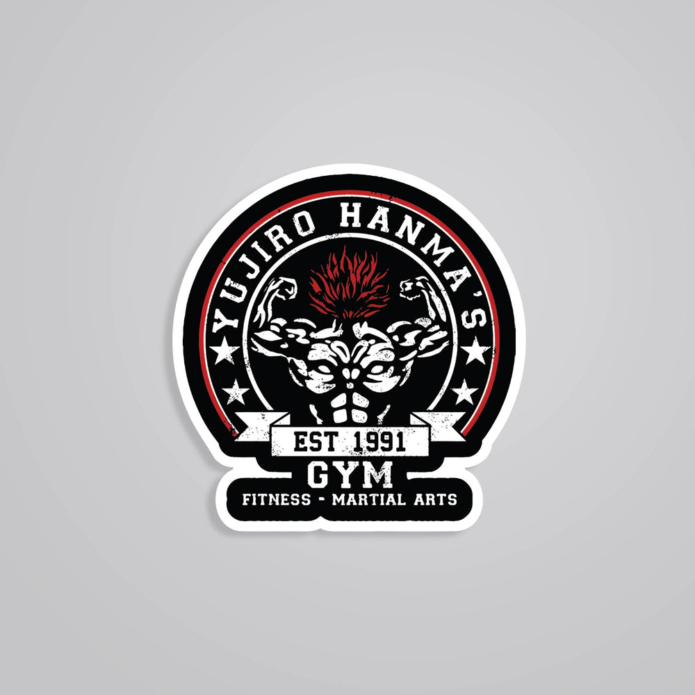Yujiro Hanma Gym Strength Anime Stickers