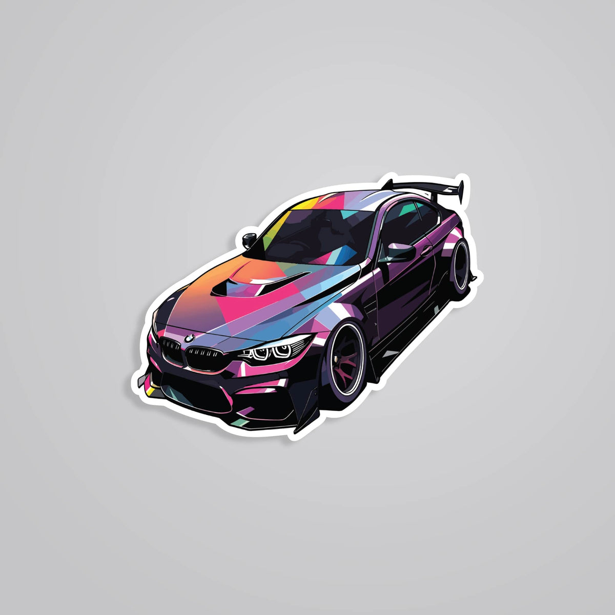 Flashy BMW M3 Stickers - Sporty Style
