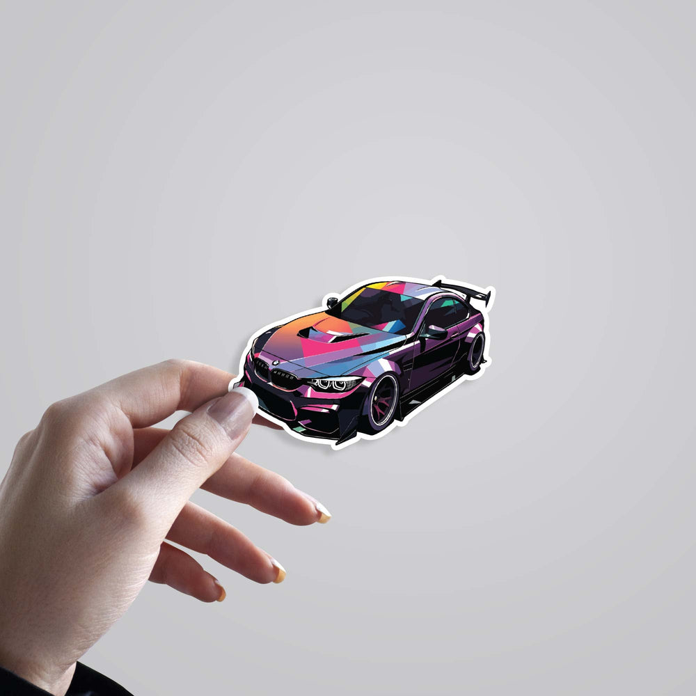 Flashy BMW M3 Stickers - Sporty Style