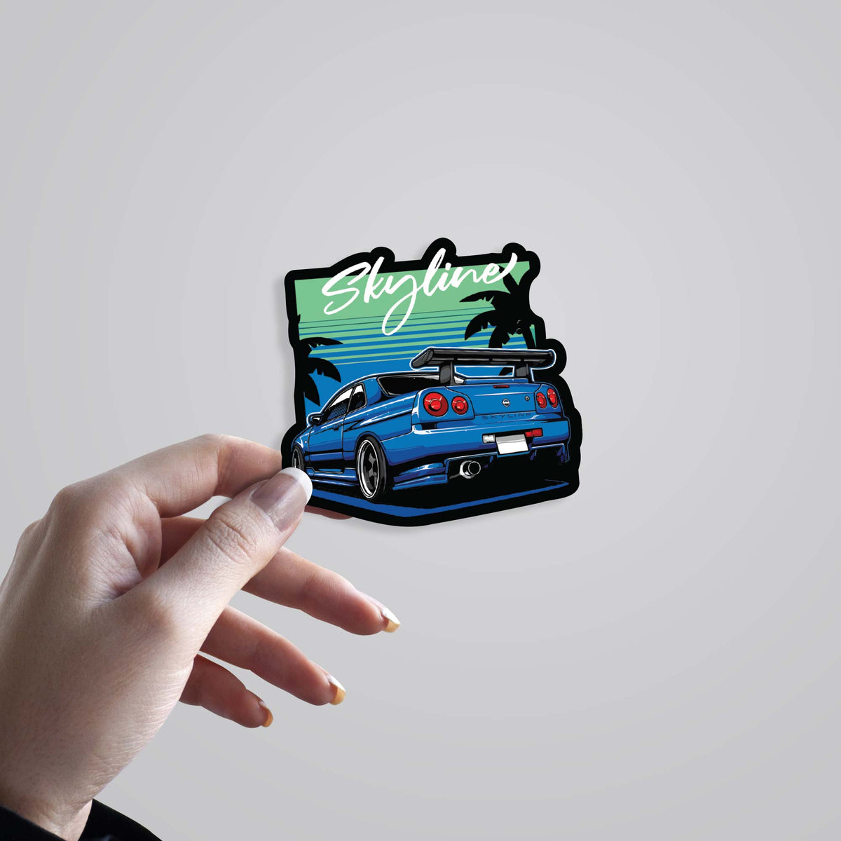 Nissan Skyline R34 Stickers - Iconic