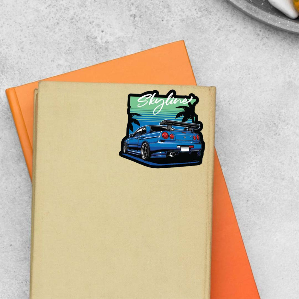 Nissan Skyline R34 Stickers - Iconic