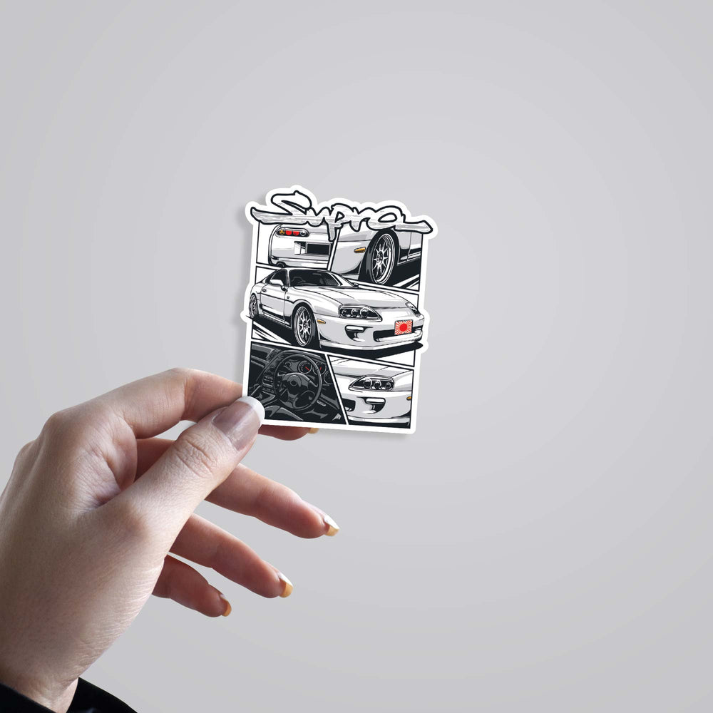Toyota Supra Stickers - Classic