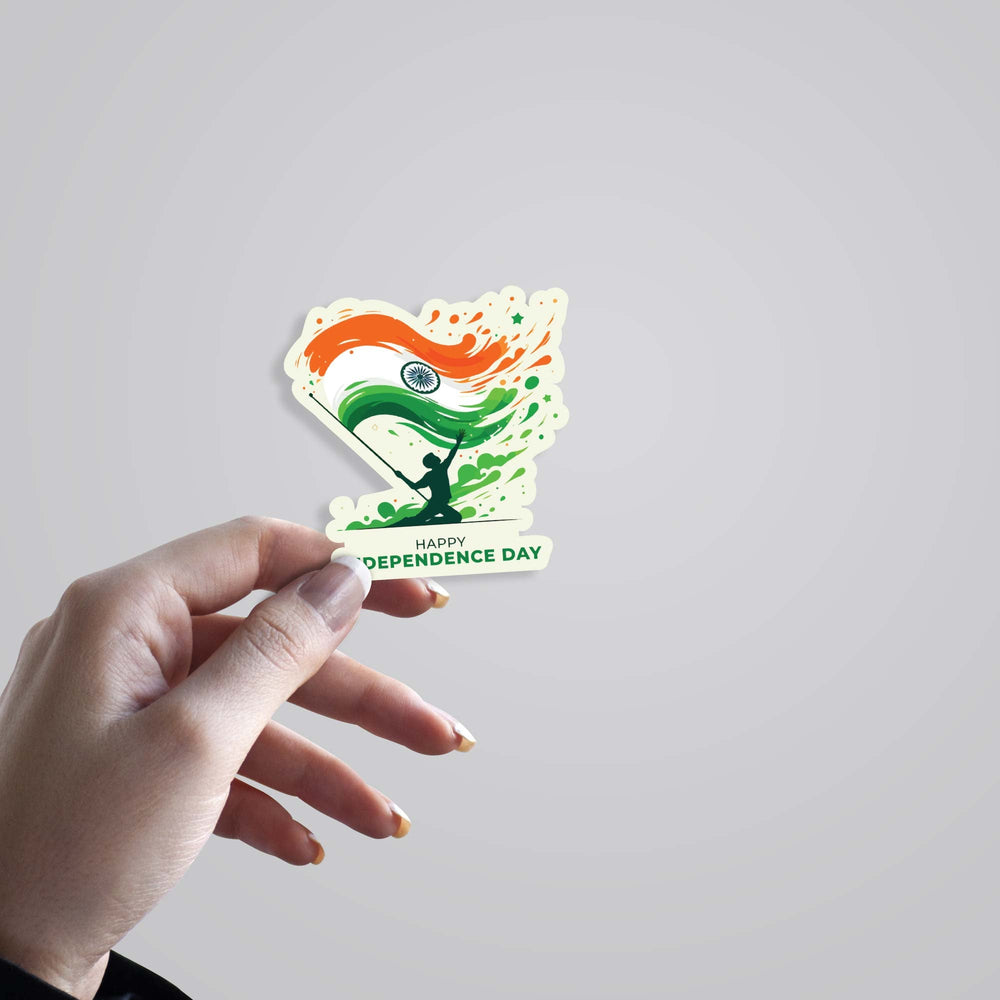 Independence Day Flag Stickers