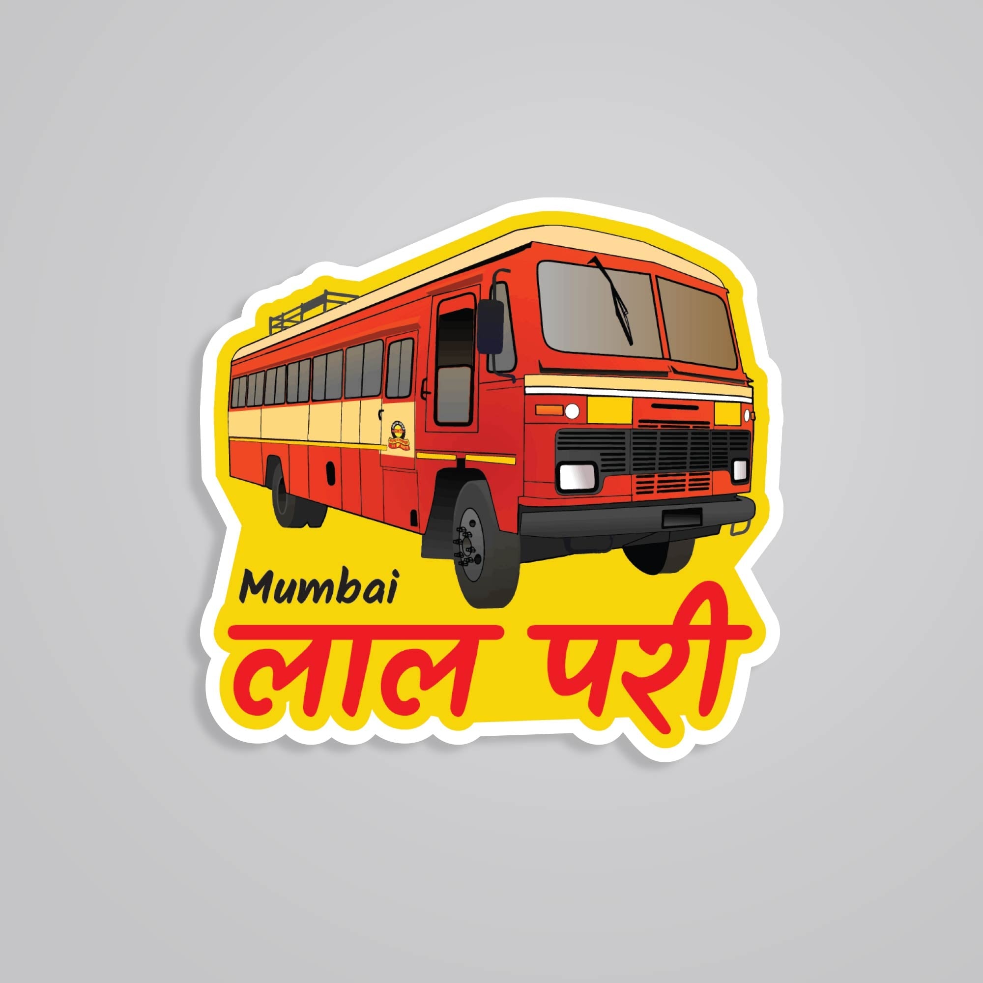 Lal Pari Stickers - Mumbai's Red Beauty