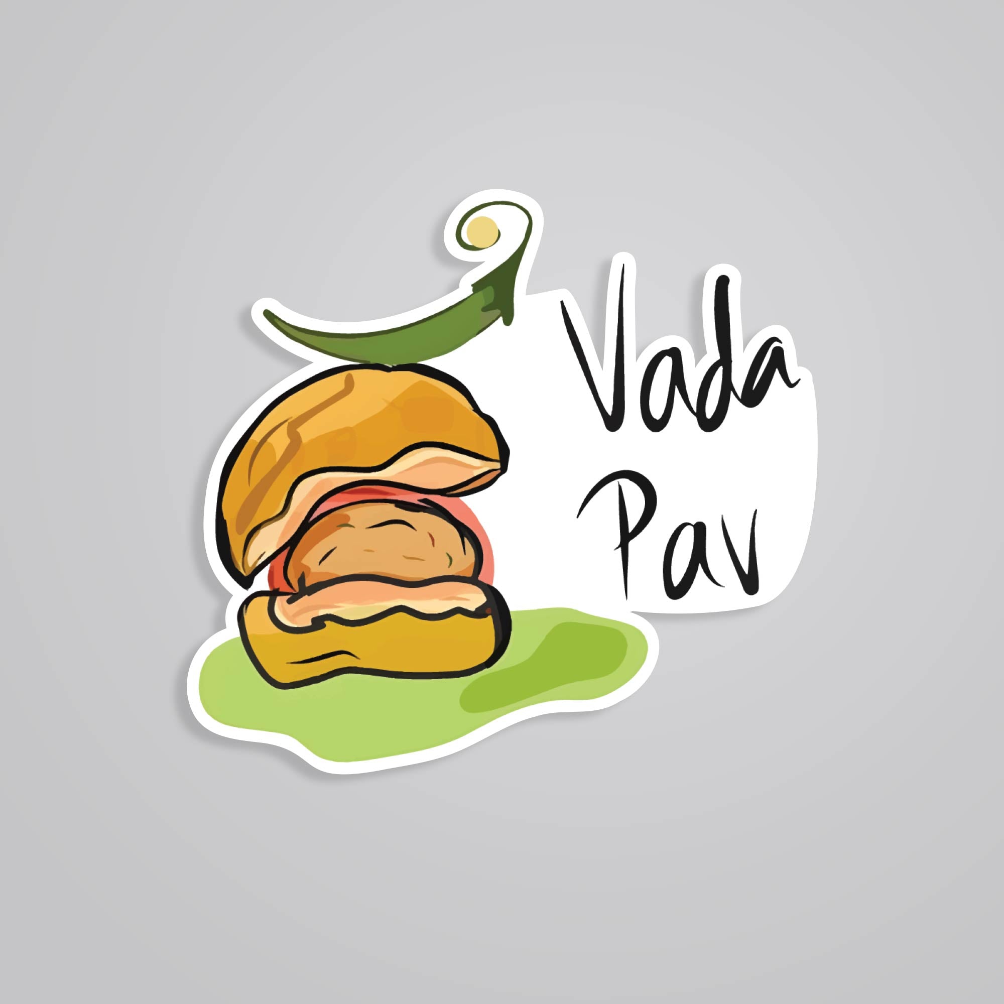 Vada Pav Stickers - Mumbai's Favorite Snack