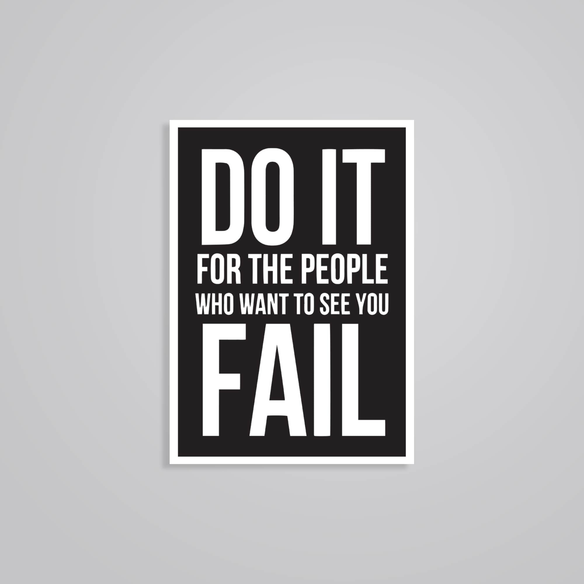 Do It Motivational Stickers Simple and Powerful