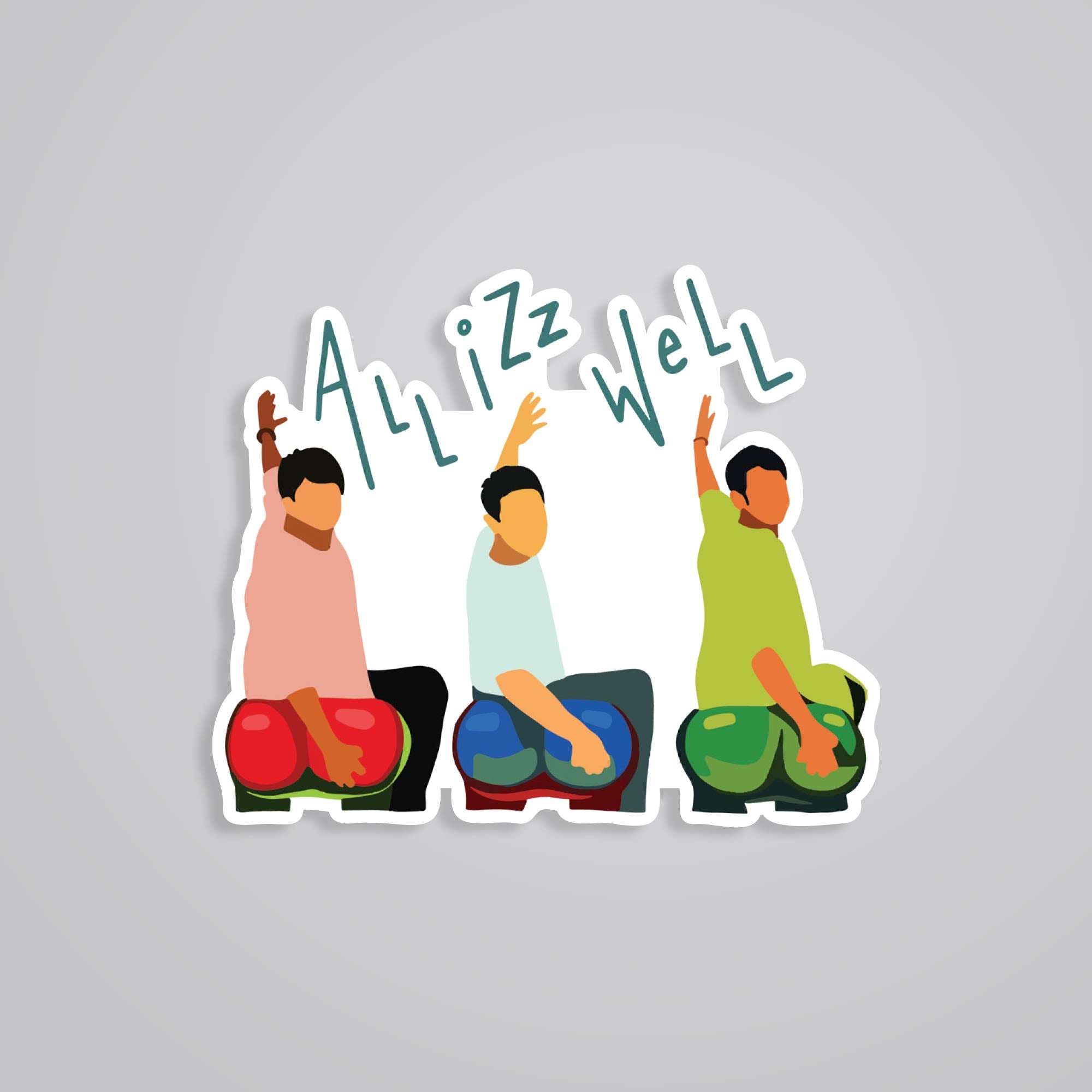 All is Well Bollywood Movie Stickers