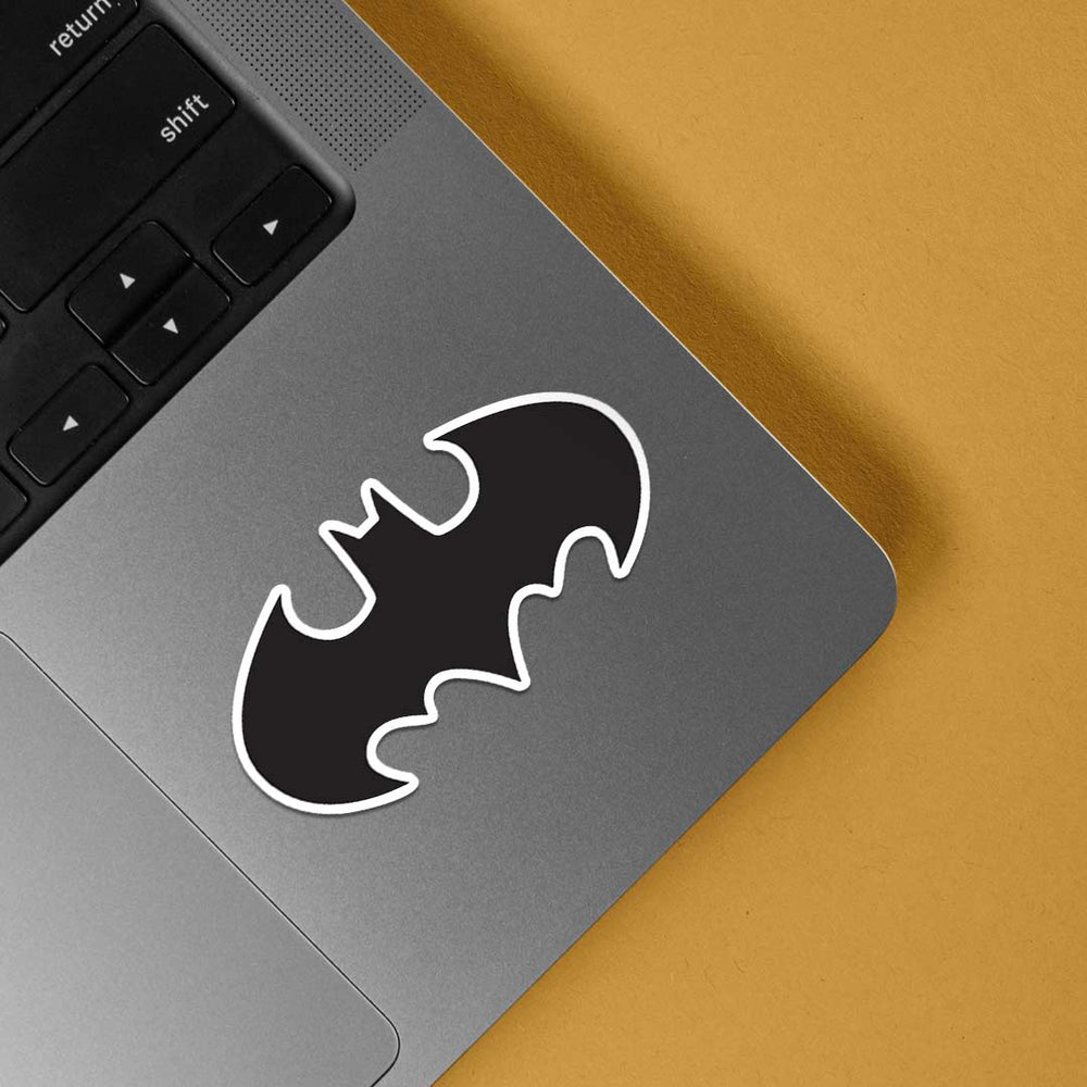Black Batman Logo Stickers
