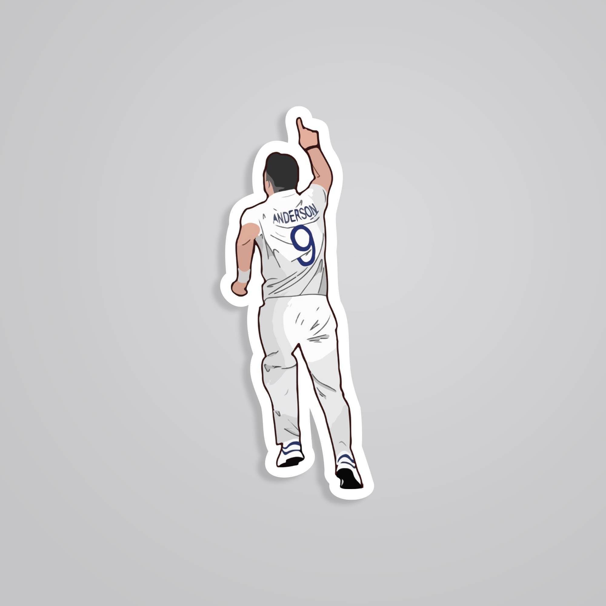 Anderson Sticker | Cricket Legend Decal