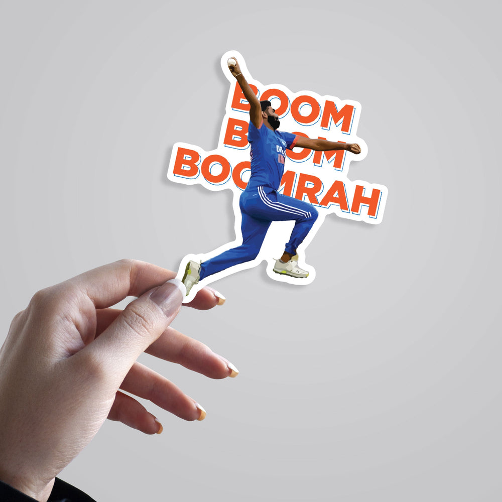 Boom Boom Bumrah Stickers - Power Play