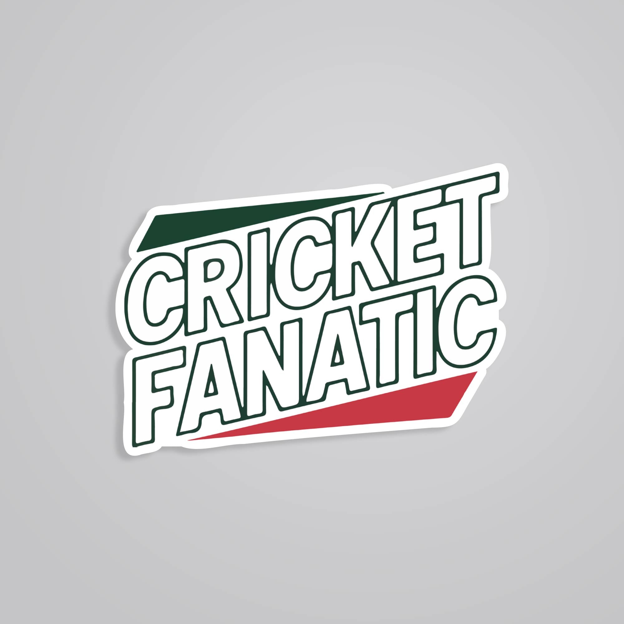 Cricket Fanatic Sports Stickers