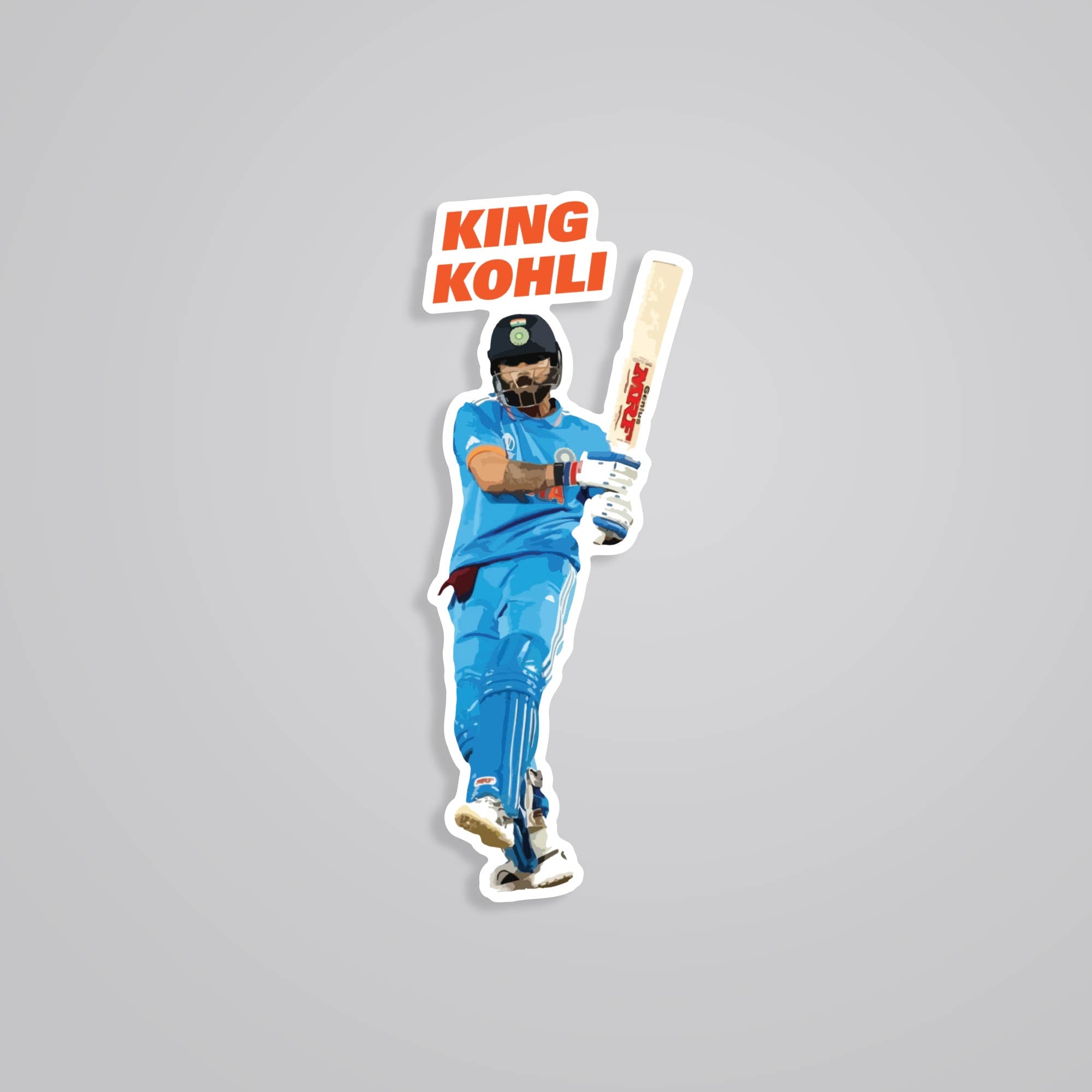 King Kohli Stickers - For Virat Fans