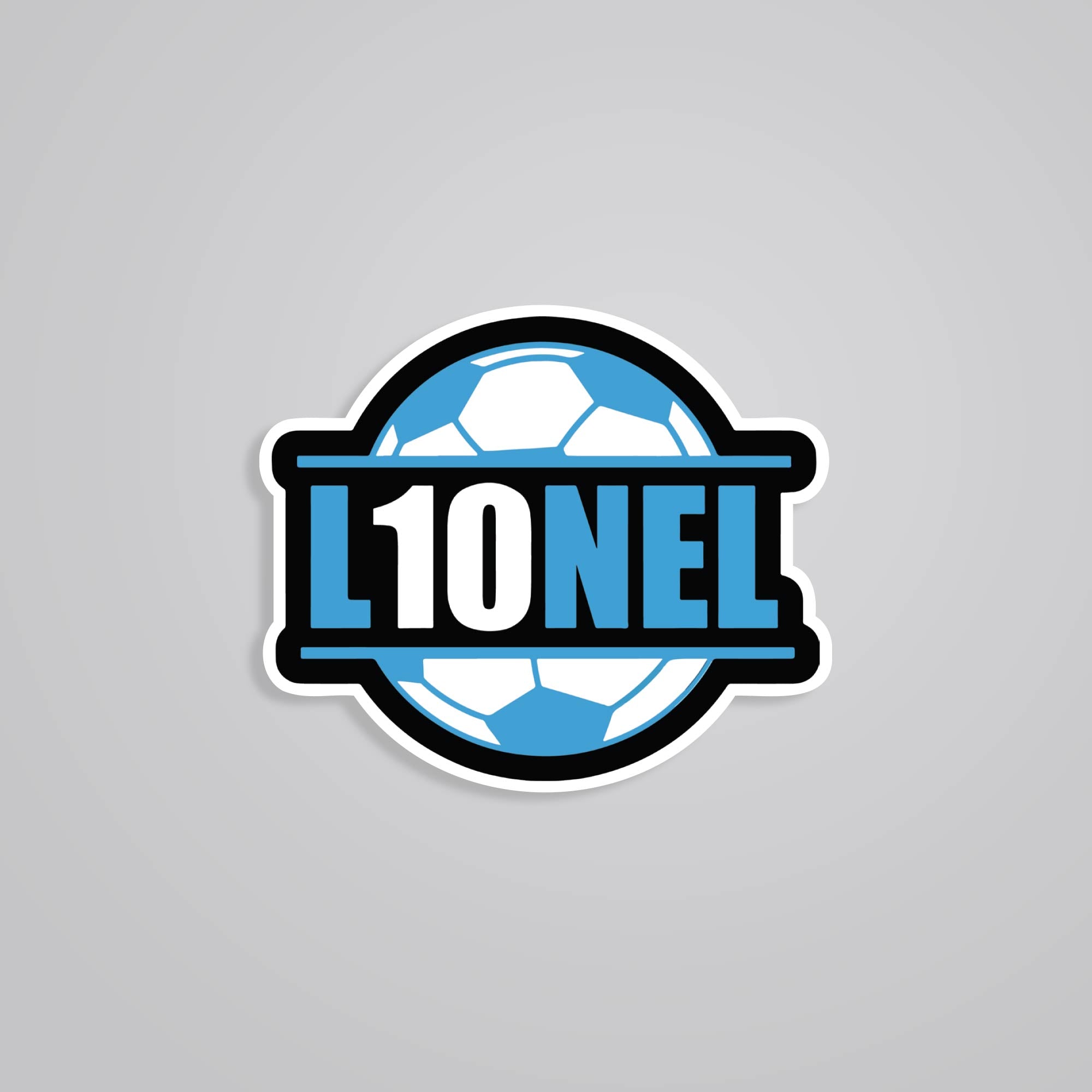 Lionel Messi 10 Sticker | Iconic Football Decals