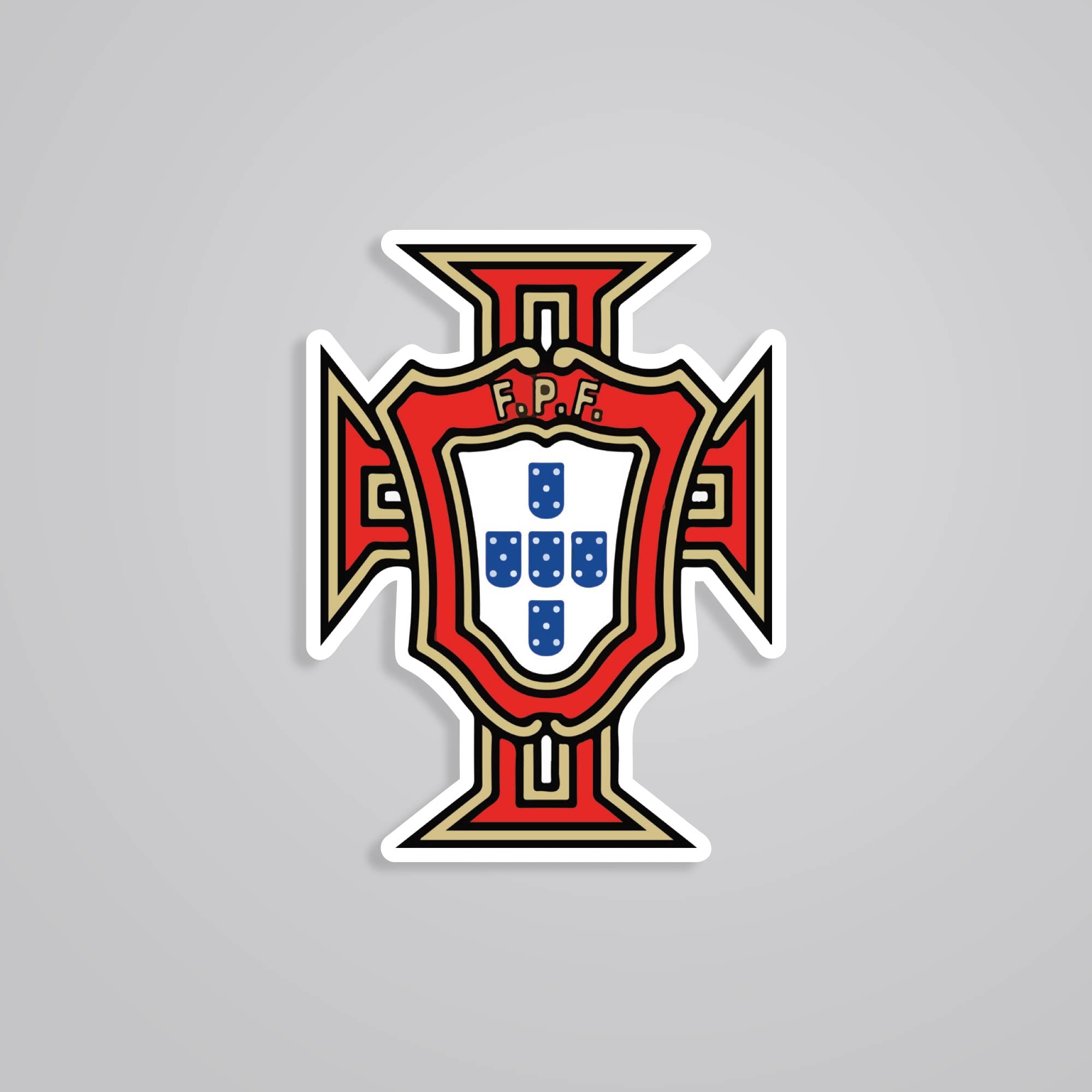 Portugal National Football Emblem Sports Stickers