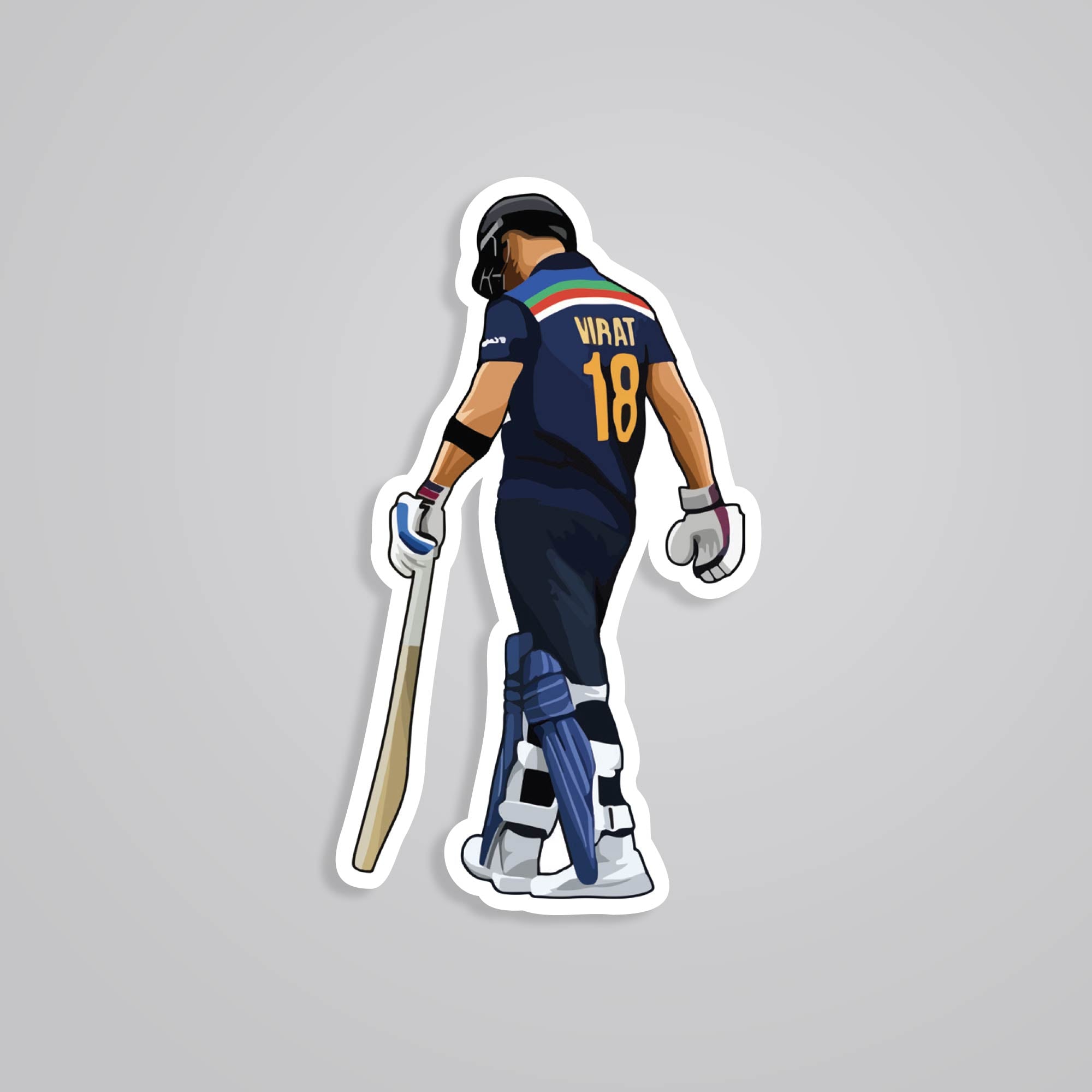 Virat Kohli King Sports Stickers