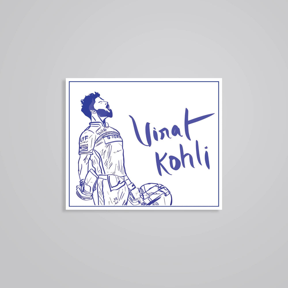 Virat Kohli Sketch Edition Sports Stickers