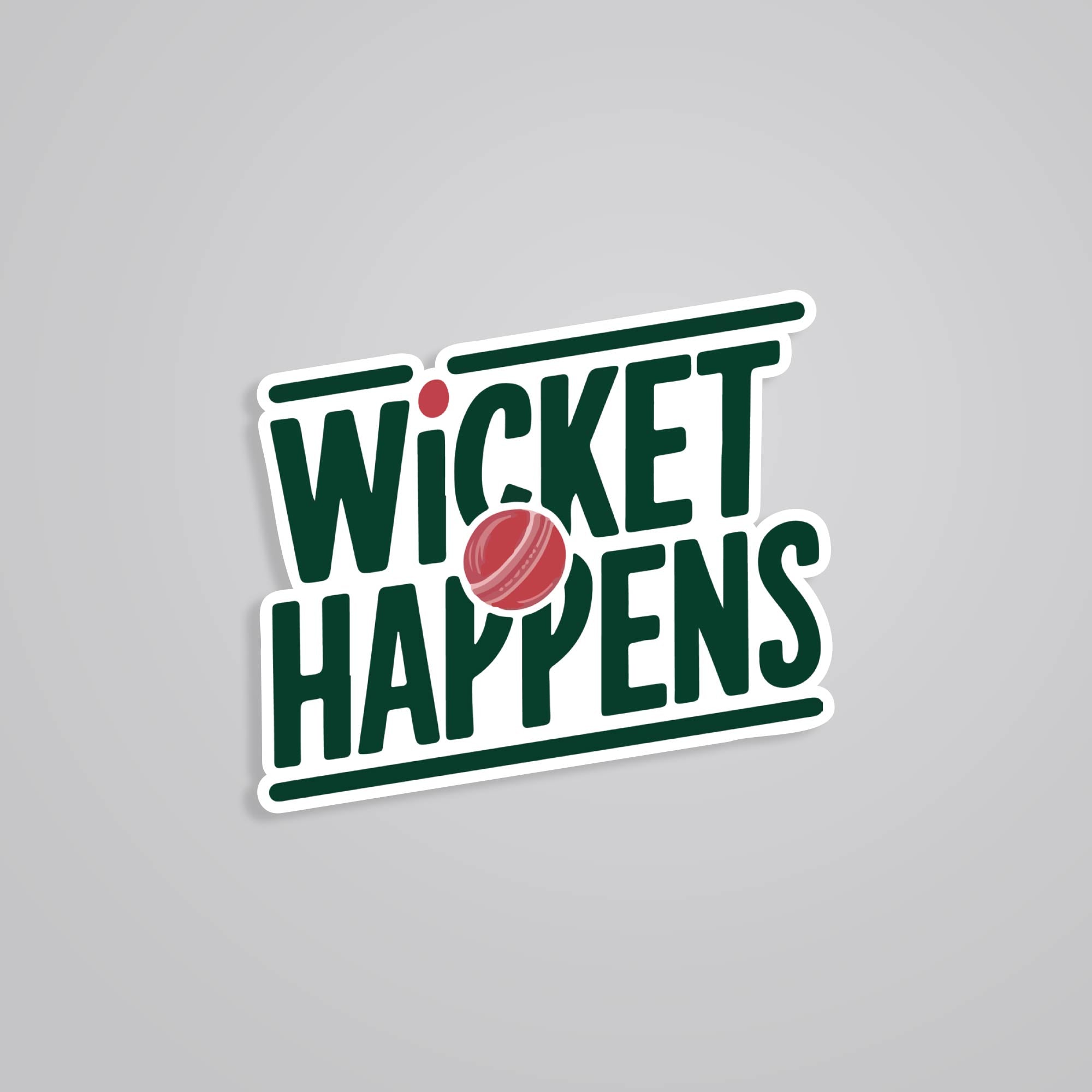 Wicket Happens Sports Stickers