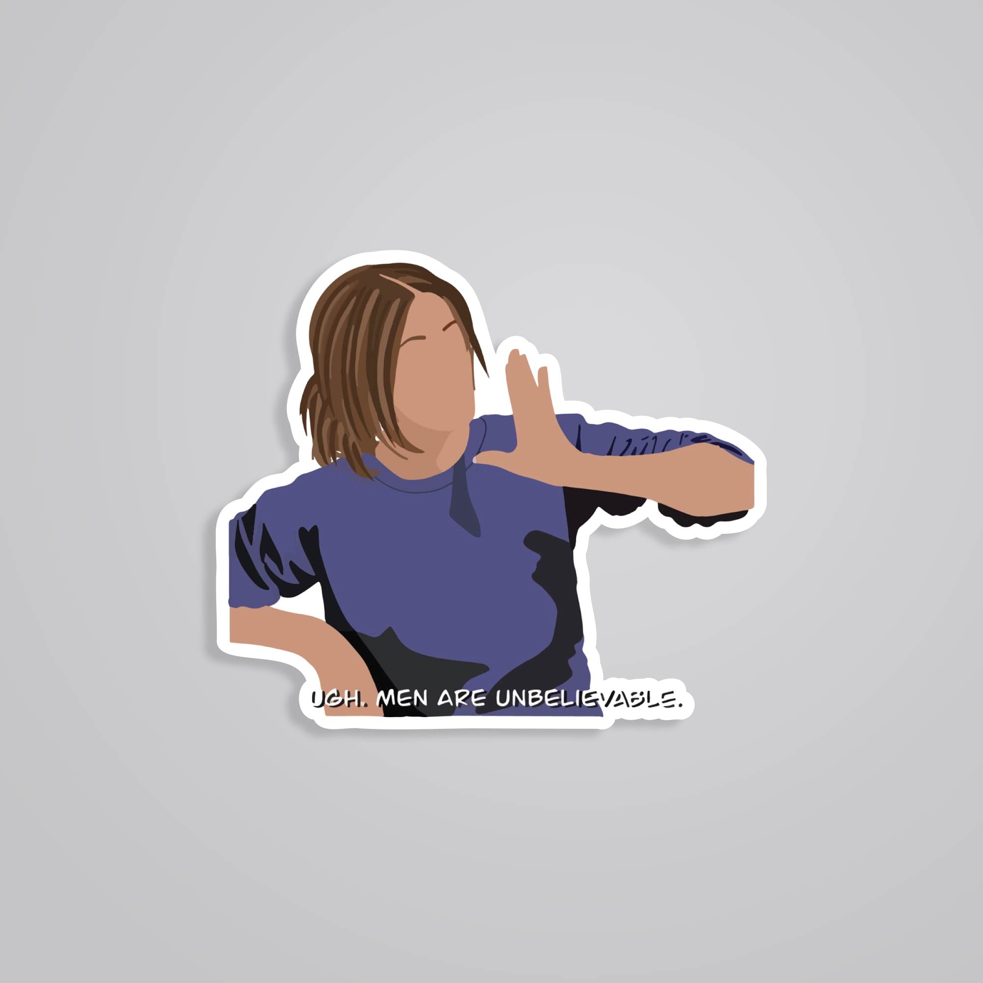 Unbelievable Men TV Show Stickers