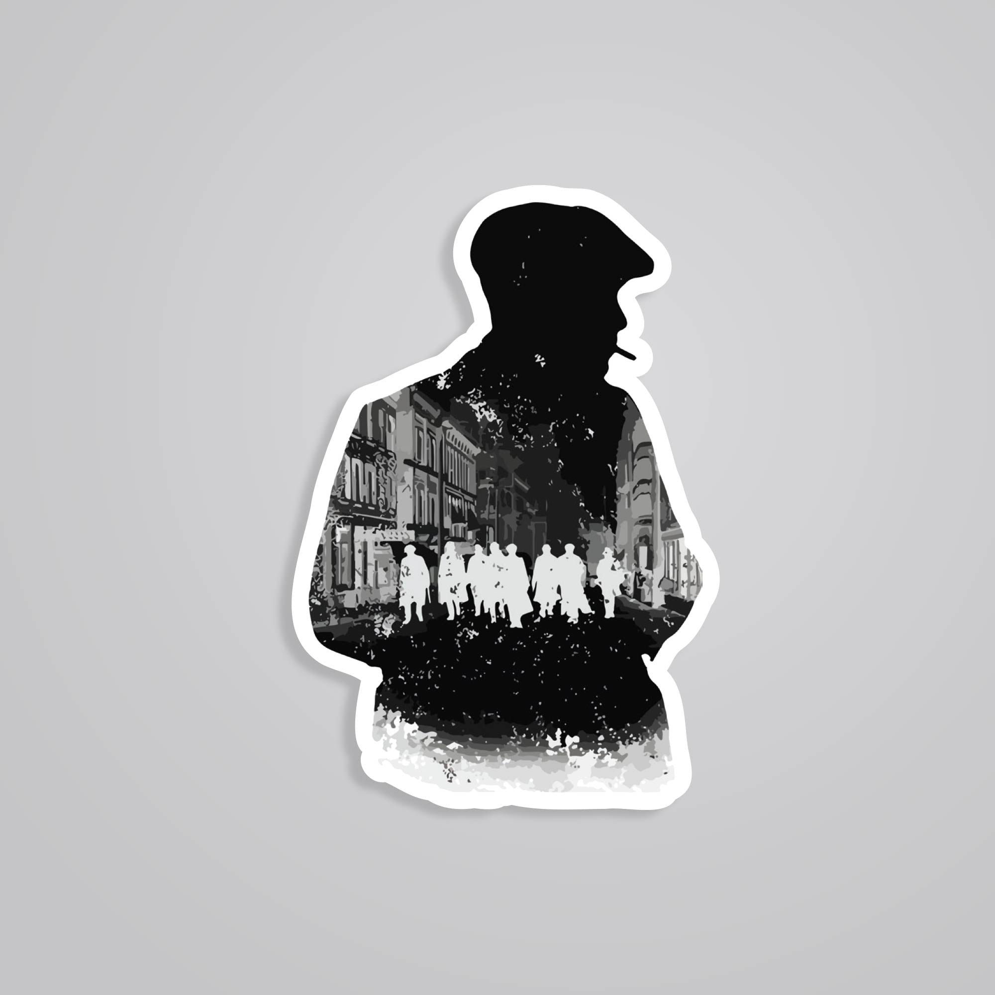 Shadows of Birmingham Peaky Blinders Stickers