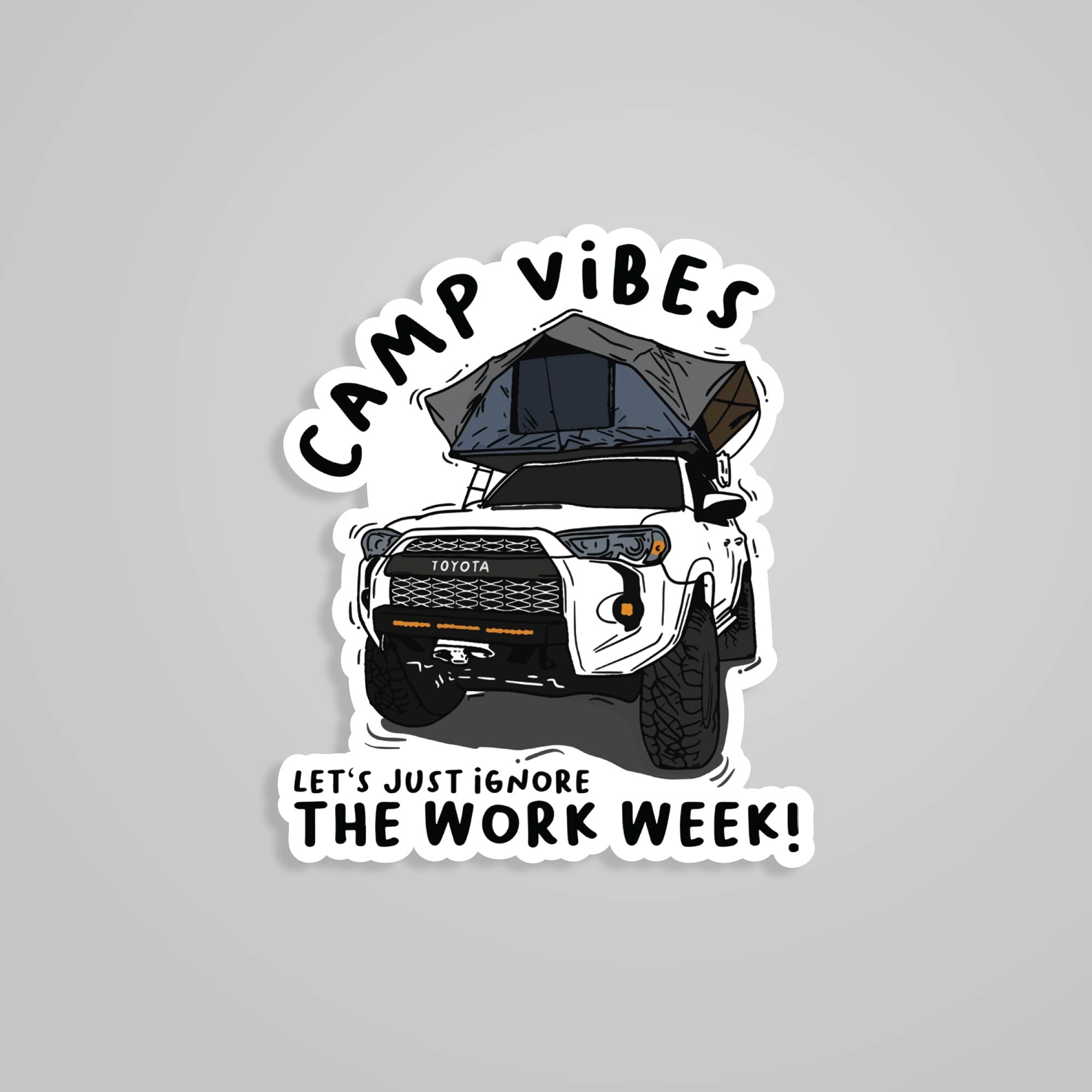 Camps Vibes Stickers - Feel the Adventure