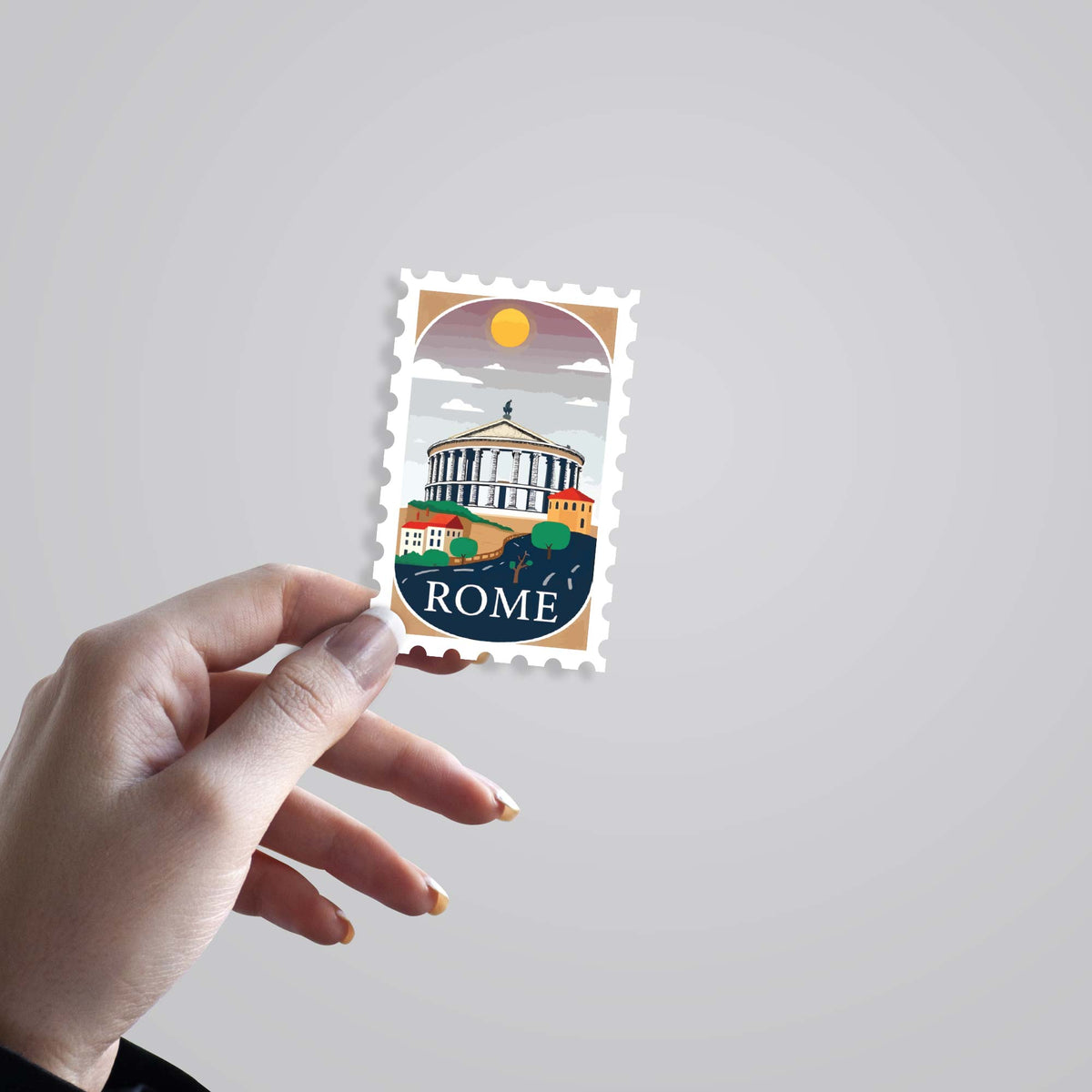 Rome Ancient Architecture Stickers for Travelers