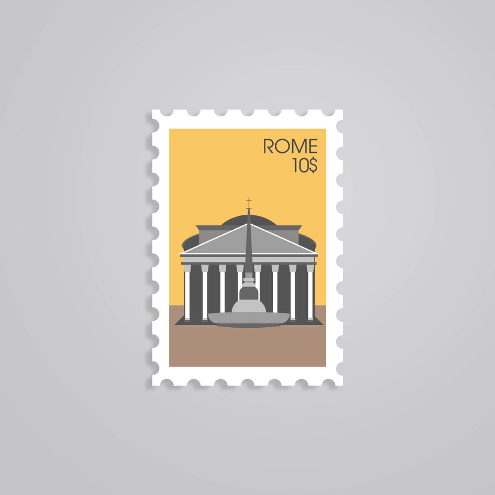Rome Stamp Stickers - Eternal City Charm