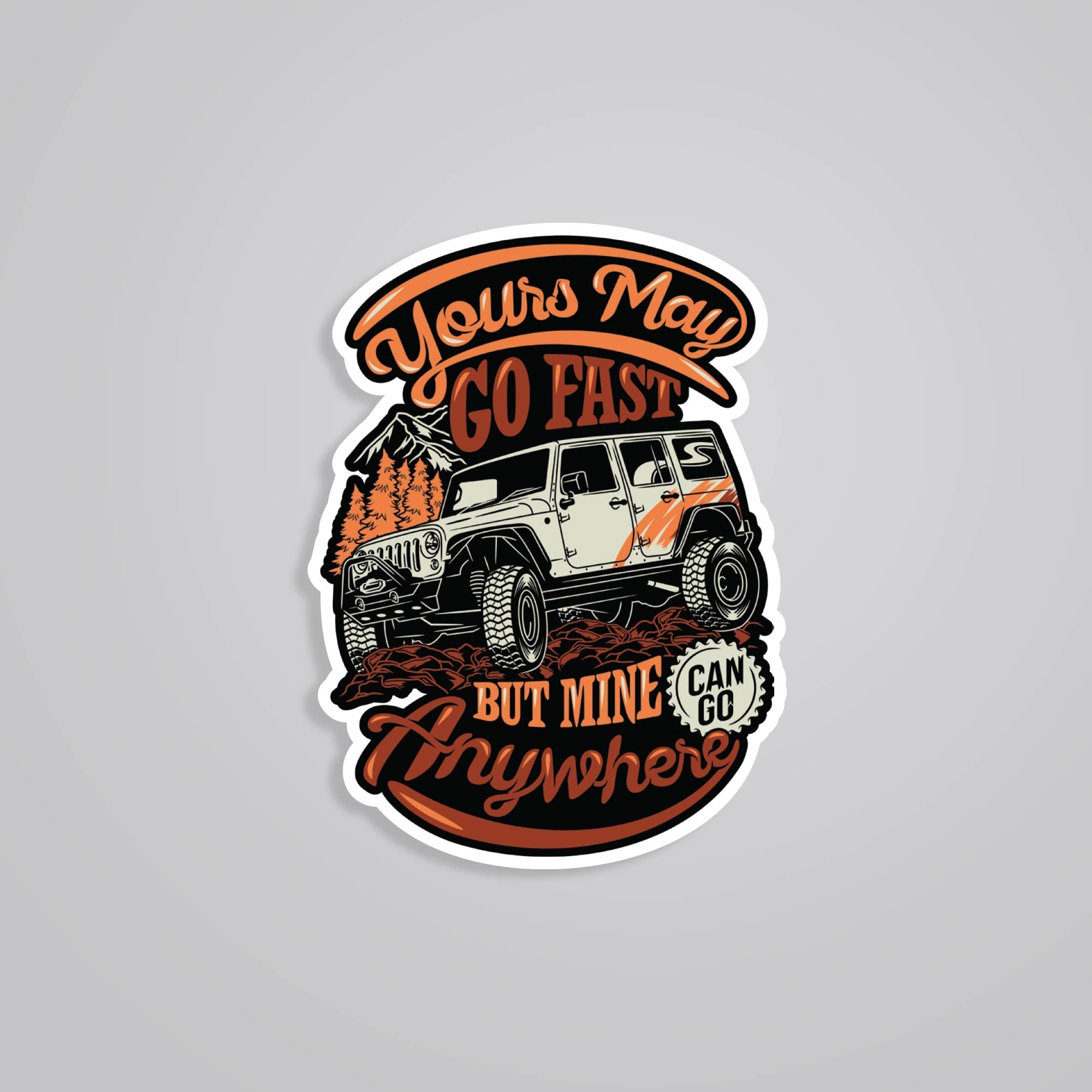 Yours May Go Fast Adventure Travel Stickers