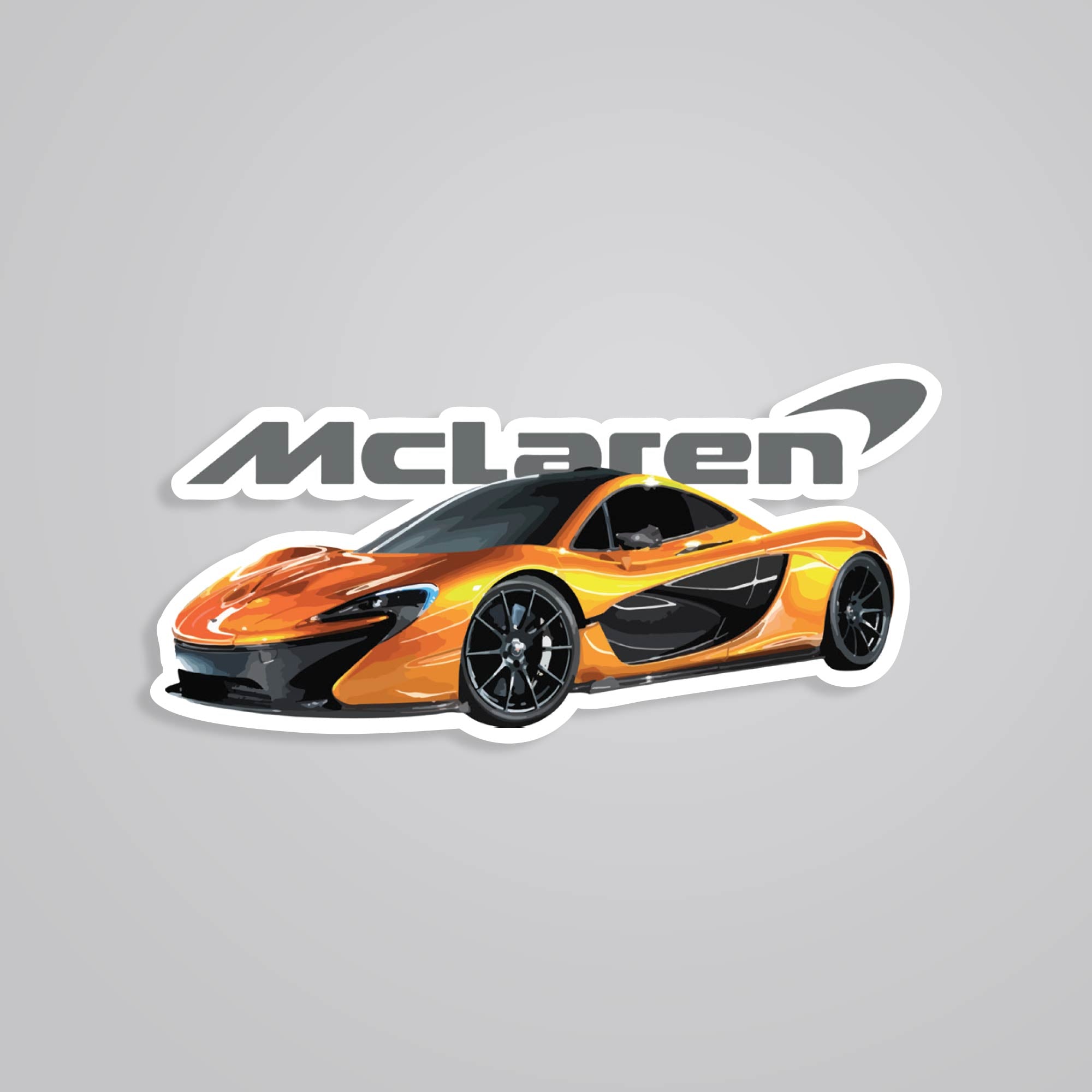 Mclaren P1 Cars & Bikes Stickers