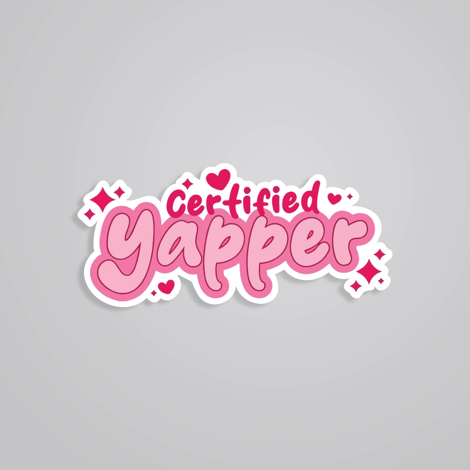 Certified Yapper Witty Stickers