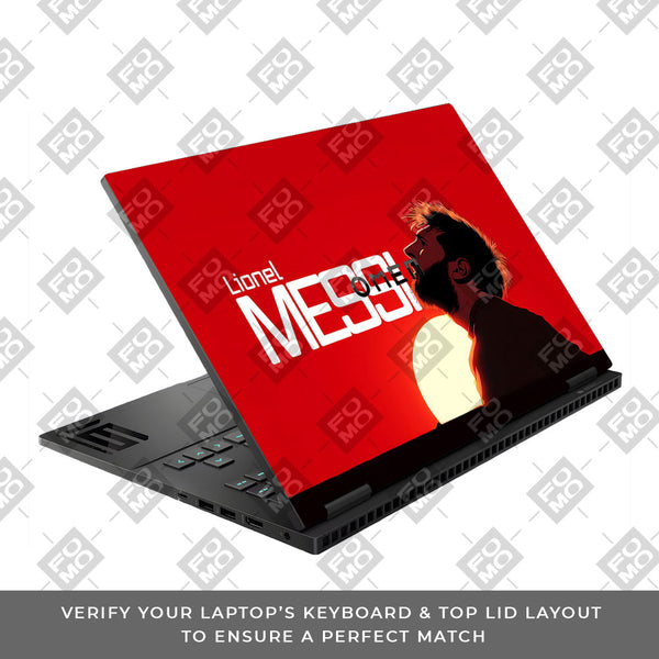 Messi Sunset Icon HP Omen Gaming 16 3D Laptop Skin