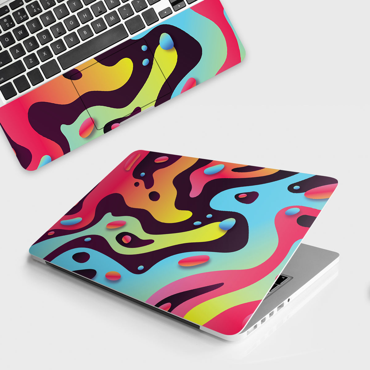 Gradient Drops Laptop Skin - Elevate Your Laptop's Style with ...