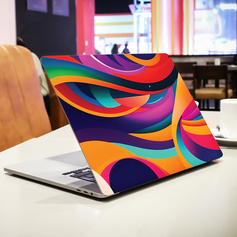 Color Ribbons Laptop Skin - Infuse Your Laptop with Vibrant and Playful ...