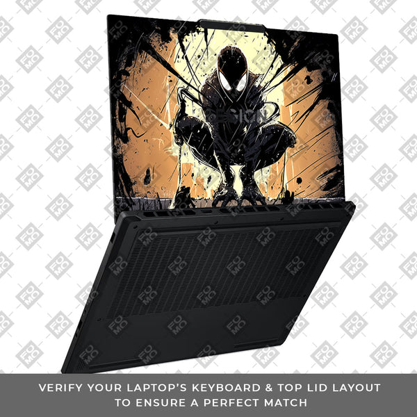 Shadow Spiderman Lenovo Legion 5 15AHP10 3D Laptop Skin