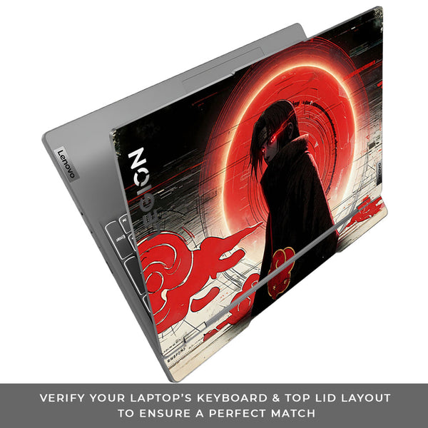 Itachi Uchiha Mark of the Akatsuki Lenovo Legion 5 15IRX9 3D Laptop Sk