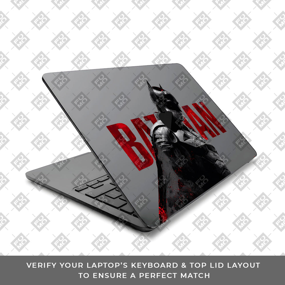 Transparent Shadow Vigilante MacBook Air 13 M4 2025 Laptop Skin