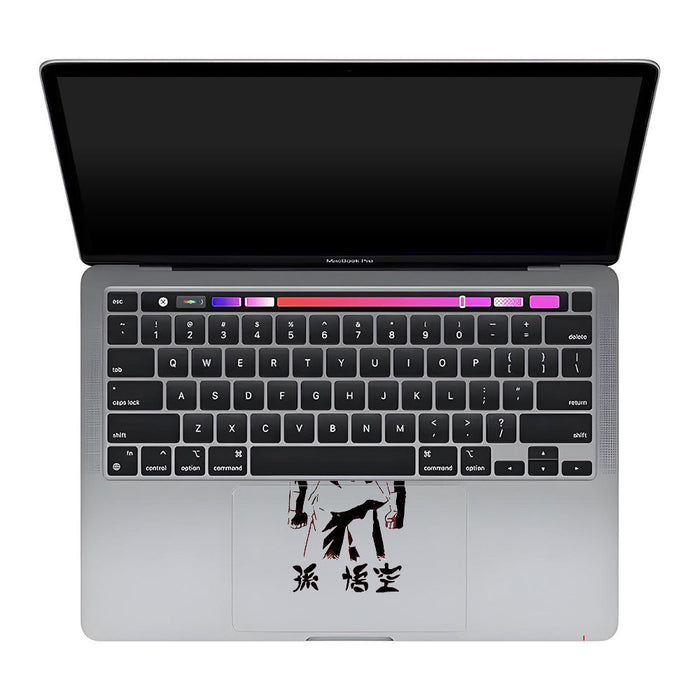 Transparent Sunset Samurai MacBook Pro 13 Intel 2020 Laptop Skin