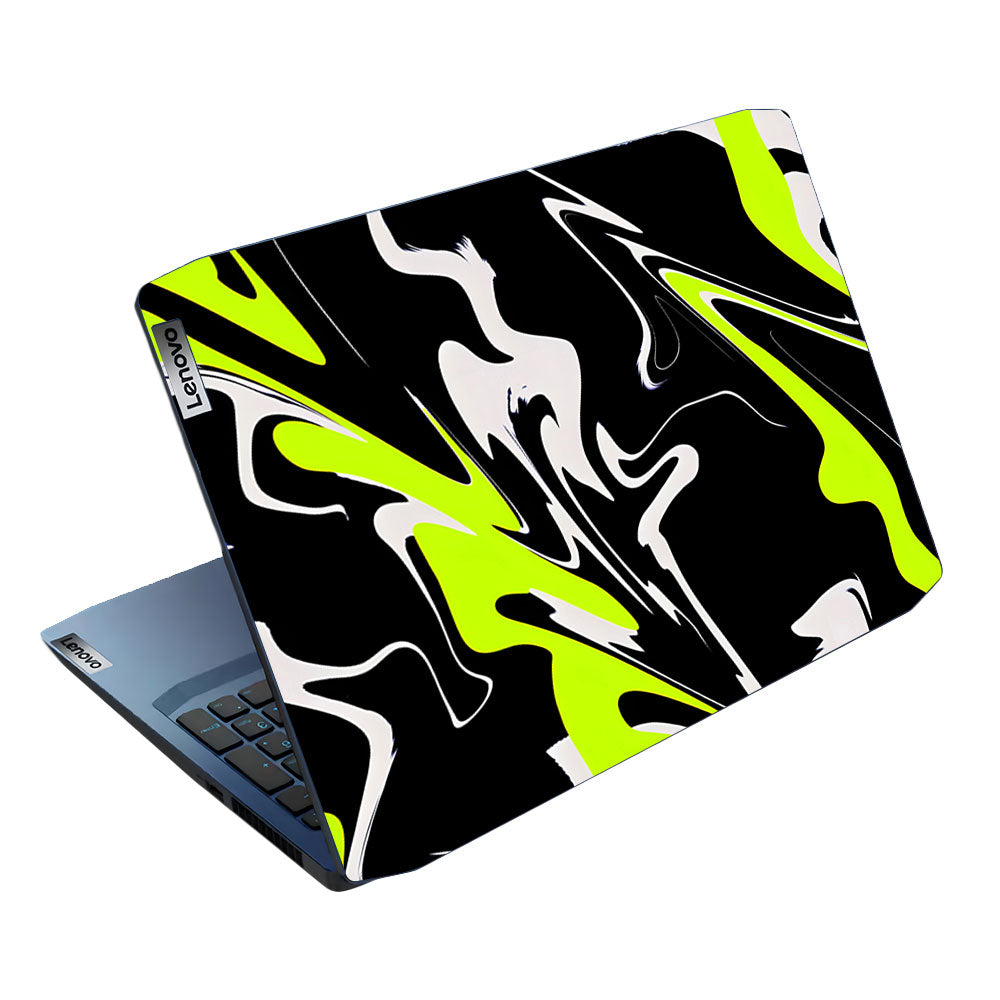 Neon Green and Black Patterns Lenovo IdeaPad Gaming 3 15ARH05 and 15IM