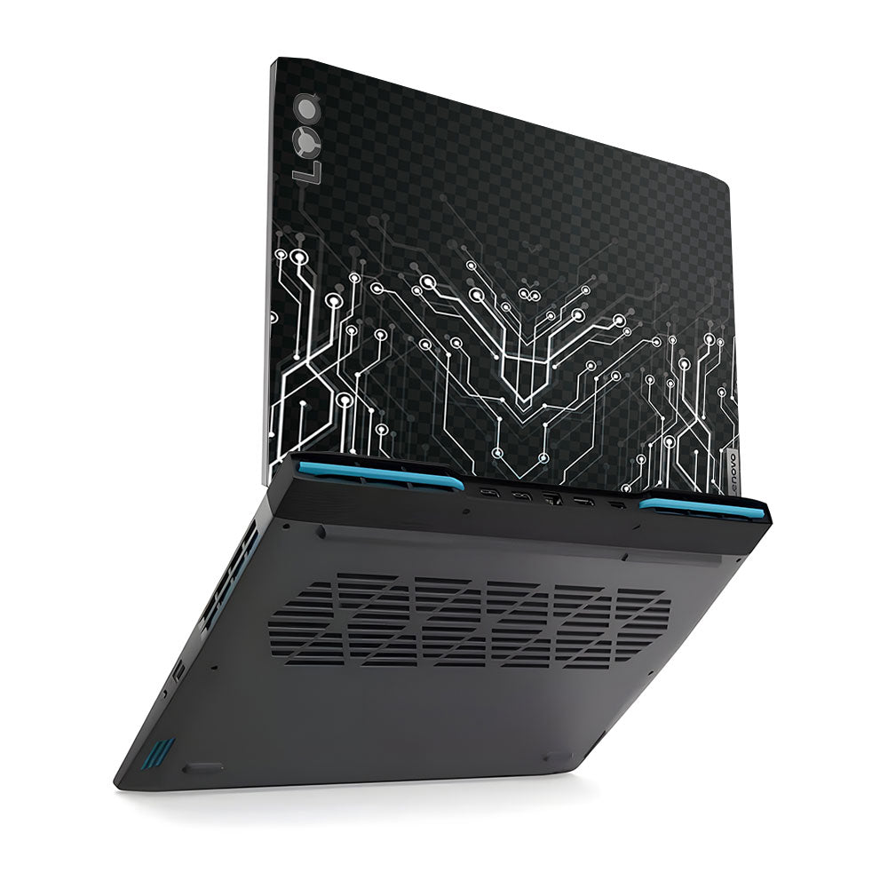 Black Digital Circuit Lenovo LOQ 2023 15IRH8, 15APH8 Laptop Skin