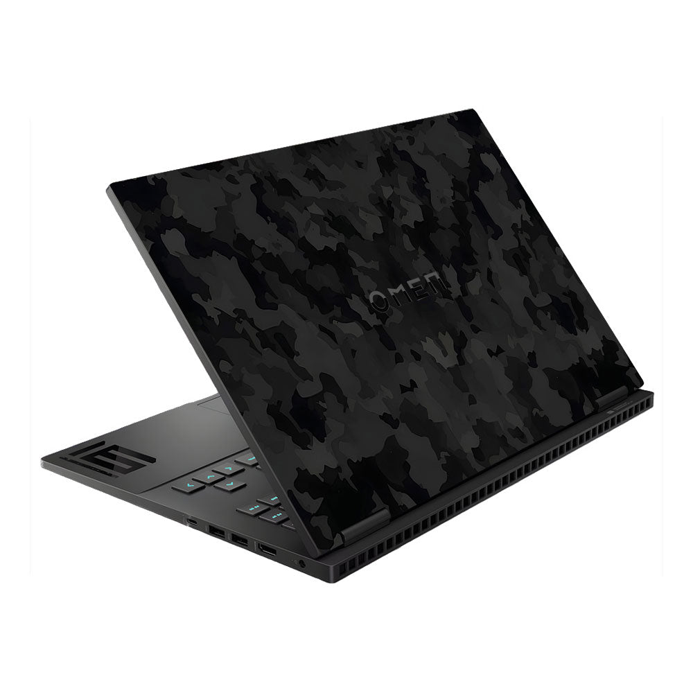 Textured Black Camouflage HP Omen Gaming 16 Laptop Skin