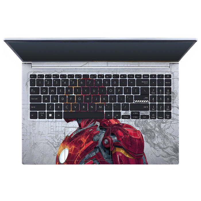 Transparent Futuristic Iron Man Asus Vivobook 15 X1502ZA Laptop Skin