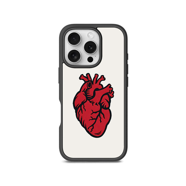 Raw Heart Skin with Shockguard Armour Magsafe Case for Apple iPhone 16